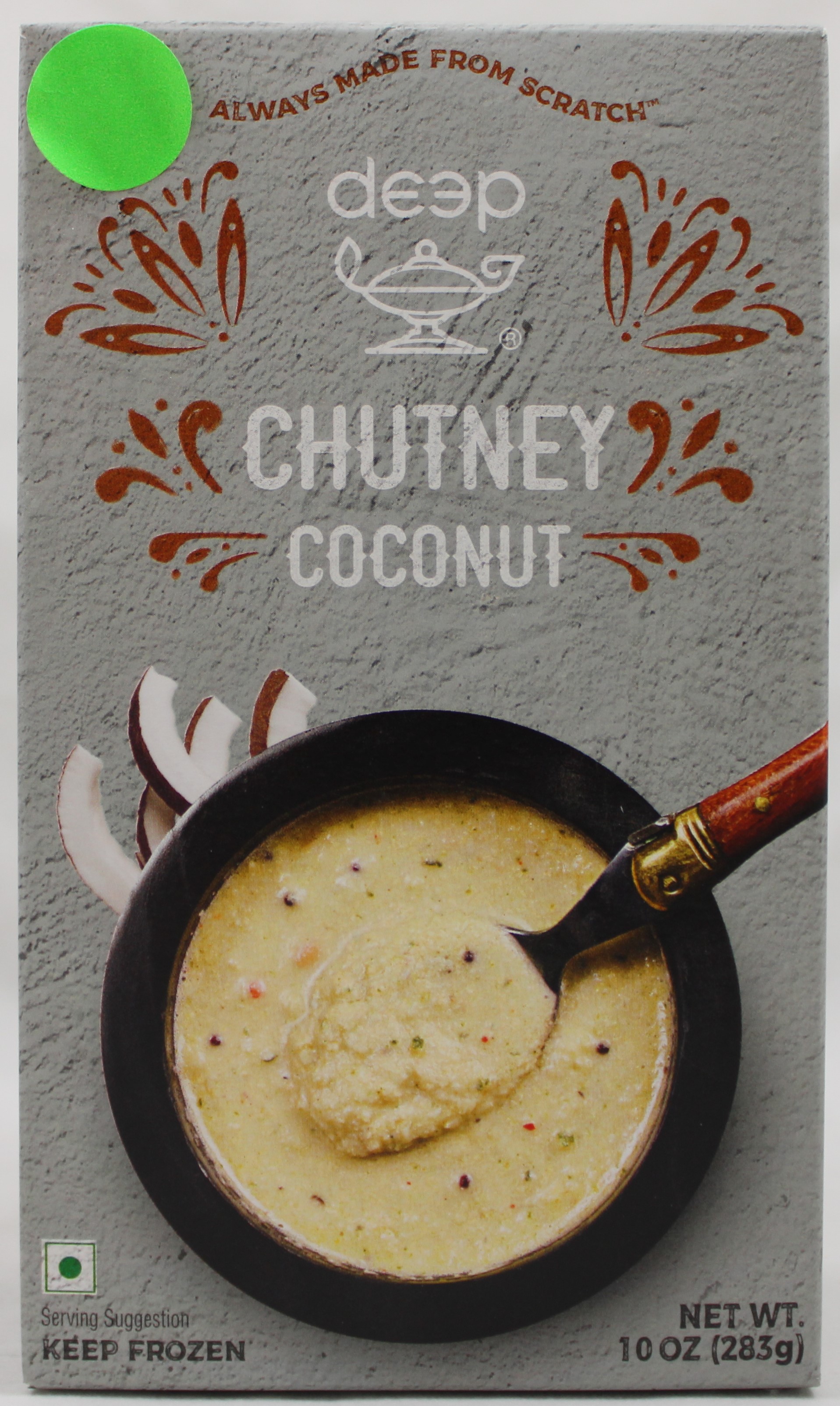 Buy Online Deep Frozen Coconut Chutney - 10 OZ | NJ USA.